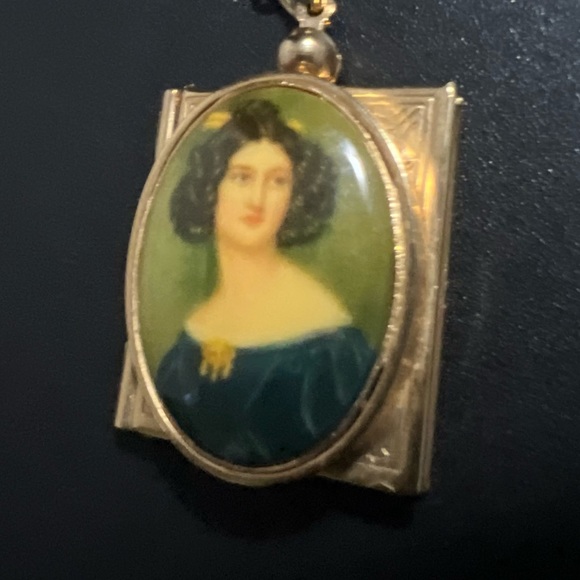 Jewelry | Vintage Gold Plated Cameo Book Locket Victorian Woman ...